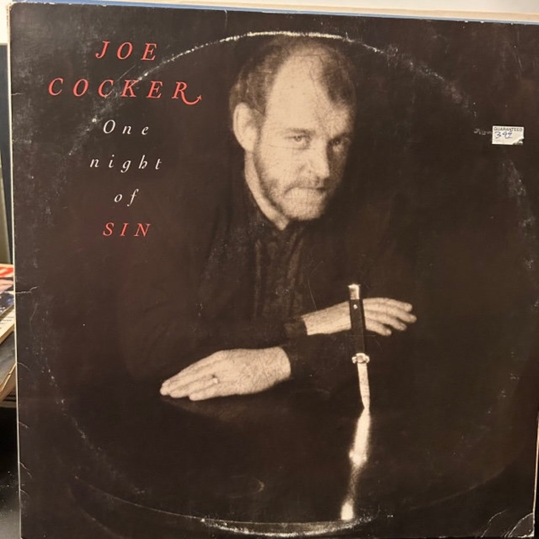 Joe Cocker-"one Night of Sin" Vintage Vinyl Record Album - Etsy
