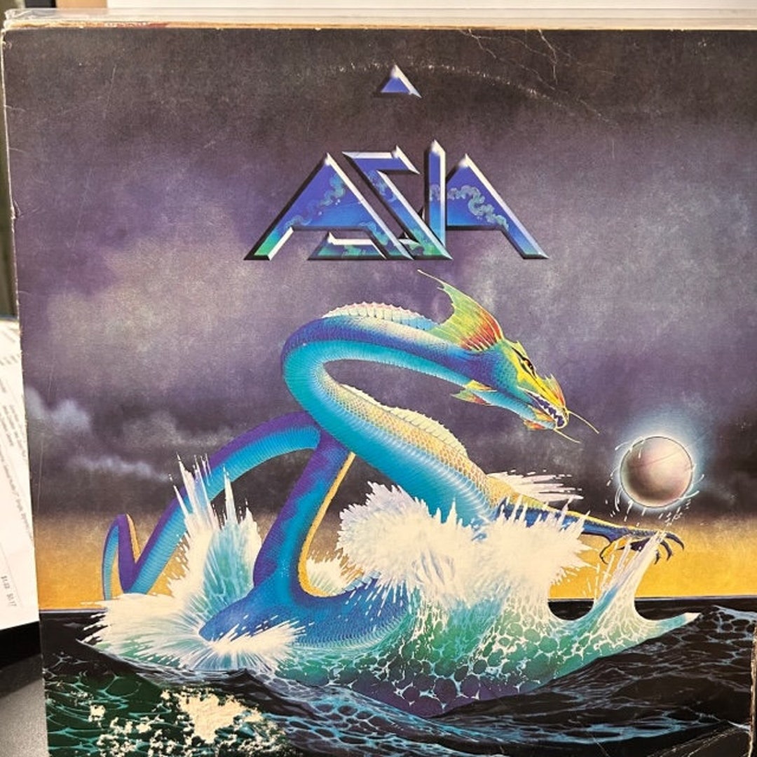 Asia- "asia" Vintage Vinyl Record Album, "heat of the Moment", "one ...