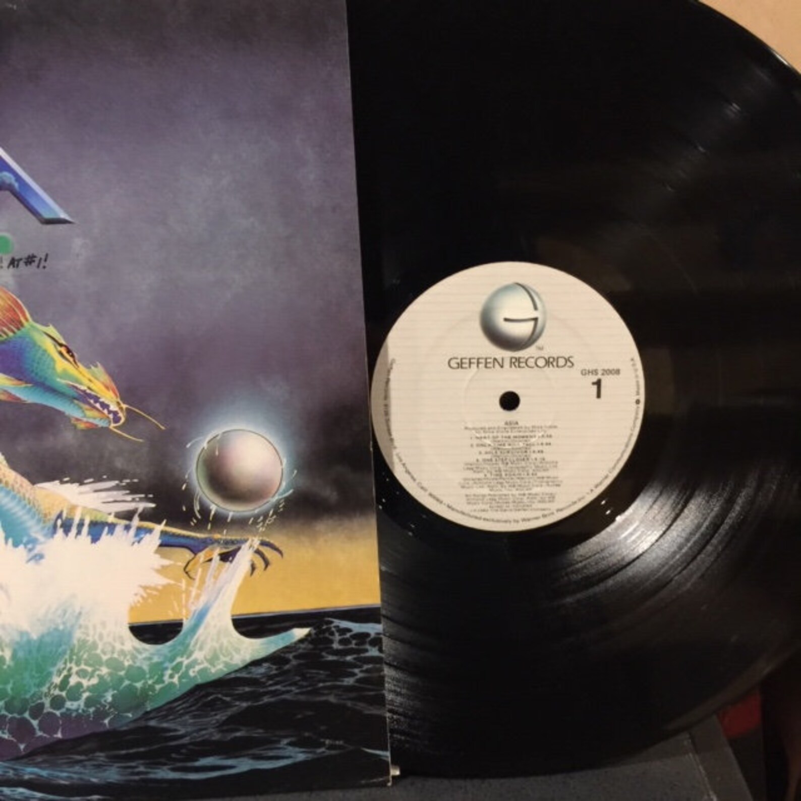 Asia asia Vintage Vinyl Record Album heat - Etsy