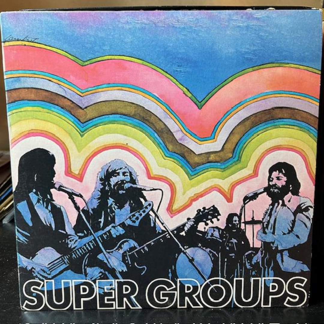 Various-"super Groups" Vintage Vinyl Record Album. BTO, ARS, ELO ...