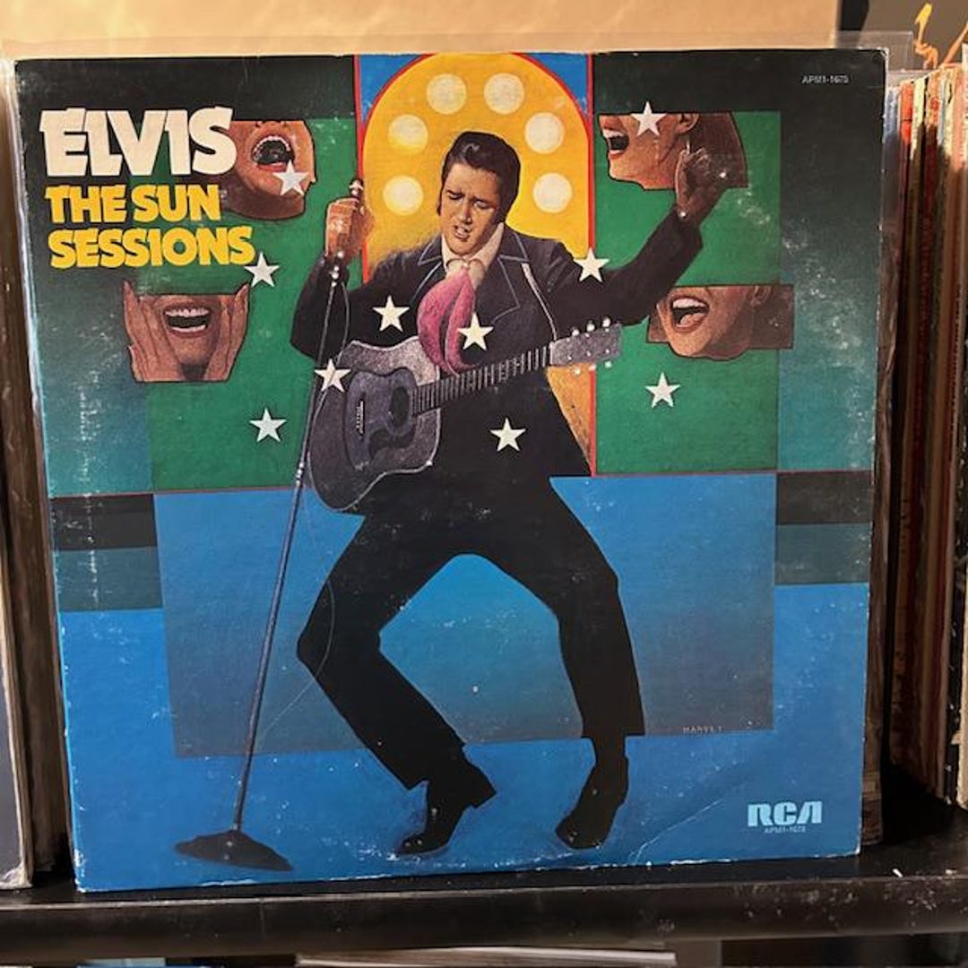 Elvis Presley-"the Sun Sessions" Vintage Vinyl Record Album - Etsy