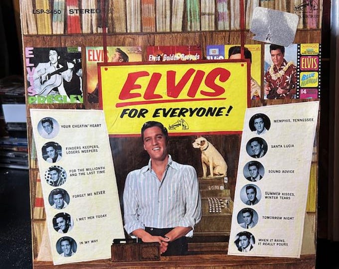 Elvis Presley-sealed "elvis for Everyone!" Vintage Vinyl Record Album ...