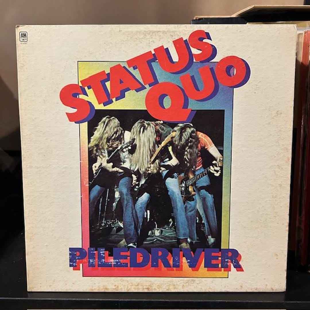 Status Quo-"piledriver" Vintage Vinyl Record Album - Etsy