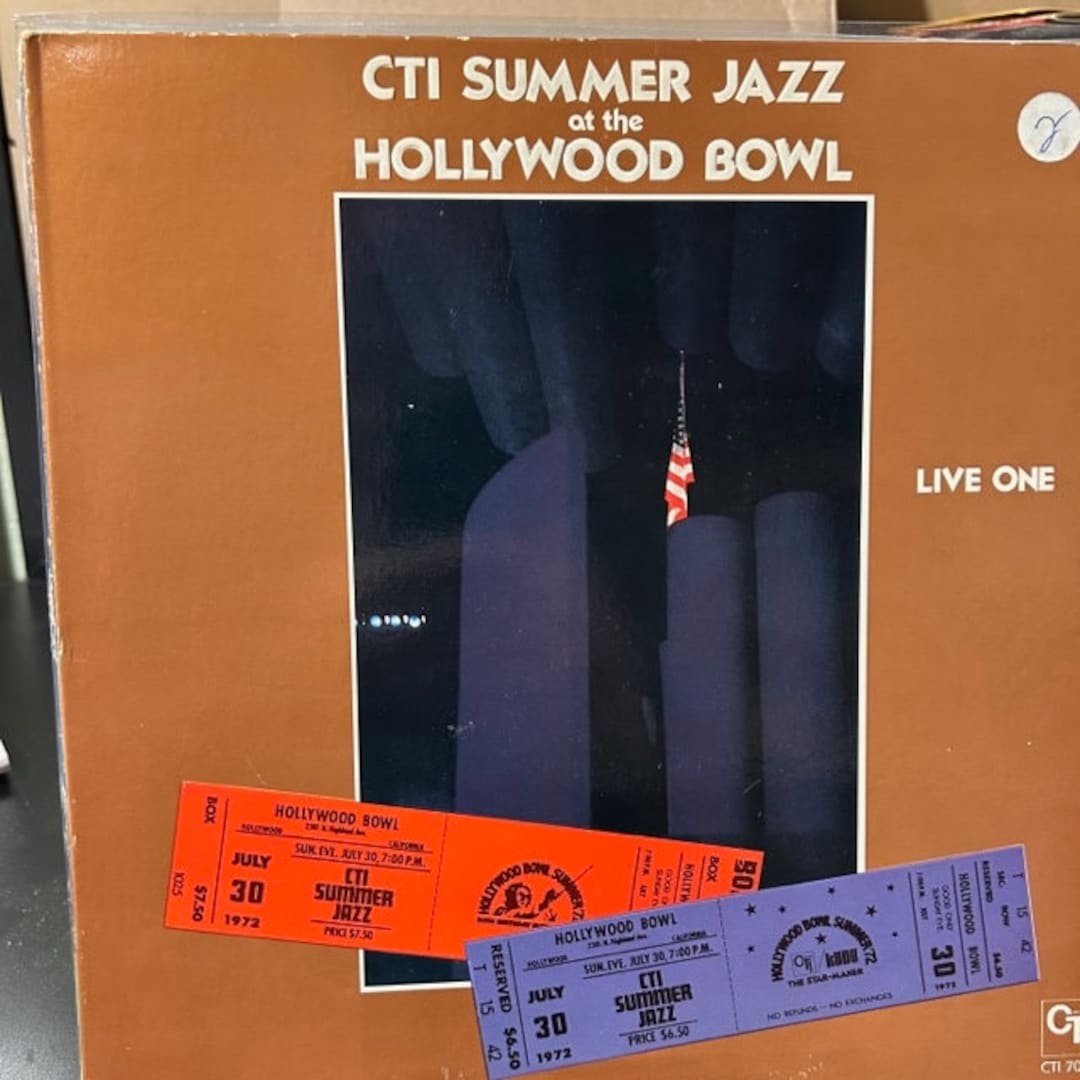 CTI All Stars-"cti Summer Jazz at the Hollywood Bowl Live One" Vintage ...