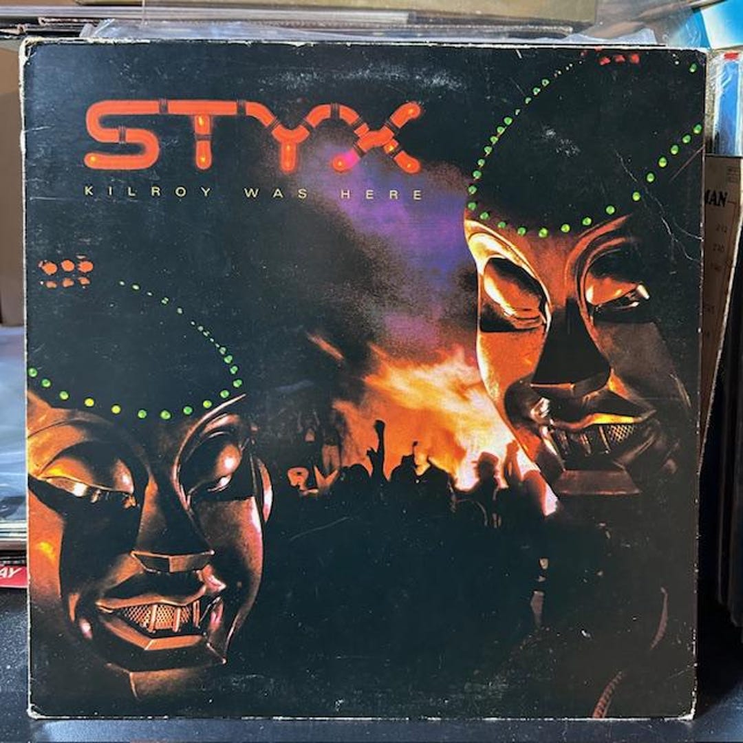 Styx-"kilroy Was Here" Vintage Vinyl Record Album, "mr Roboto" - Etsy