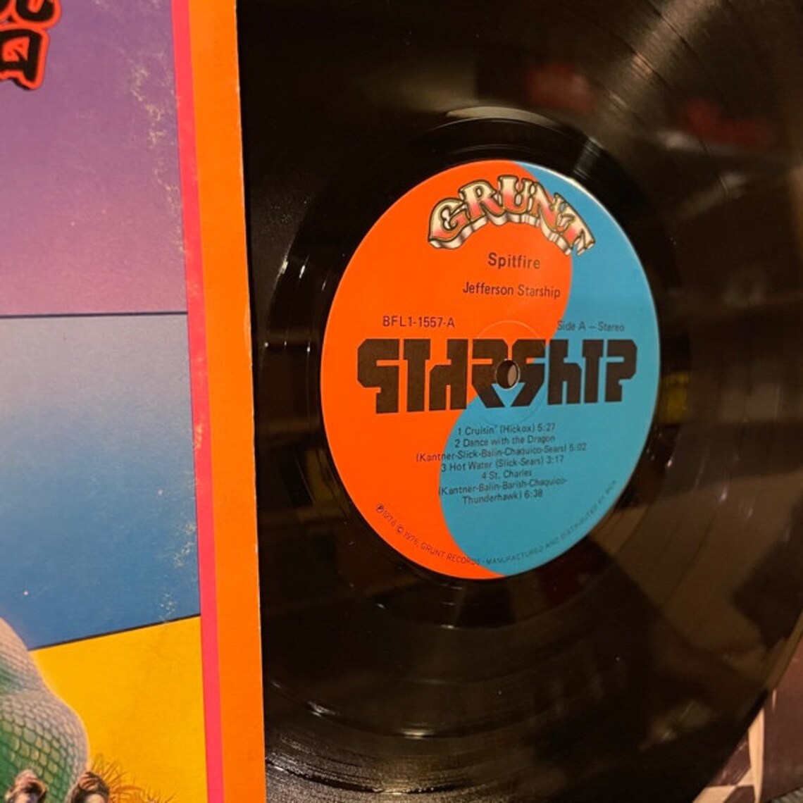 Jefferson Starship-"spitfire" Vintage Vinyl Record Album - Etsy