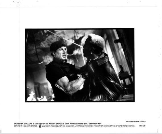 Demolition Man Original Press Releas Movie Stills. Set of 2 - Etsy
