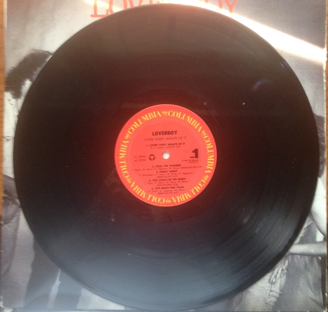 Loverboy Vinyl Record- "lovin' Every Minute of It" 33 Rpm 12" Vinyl ...