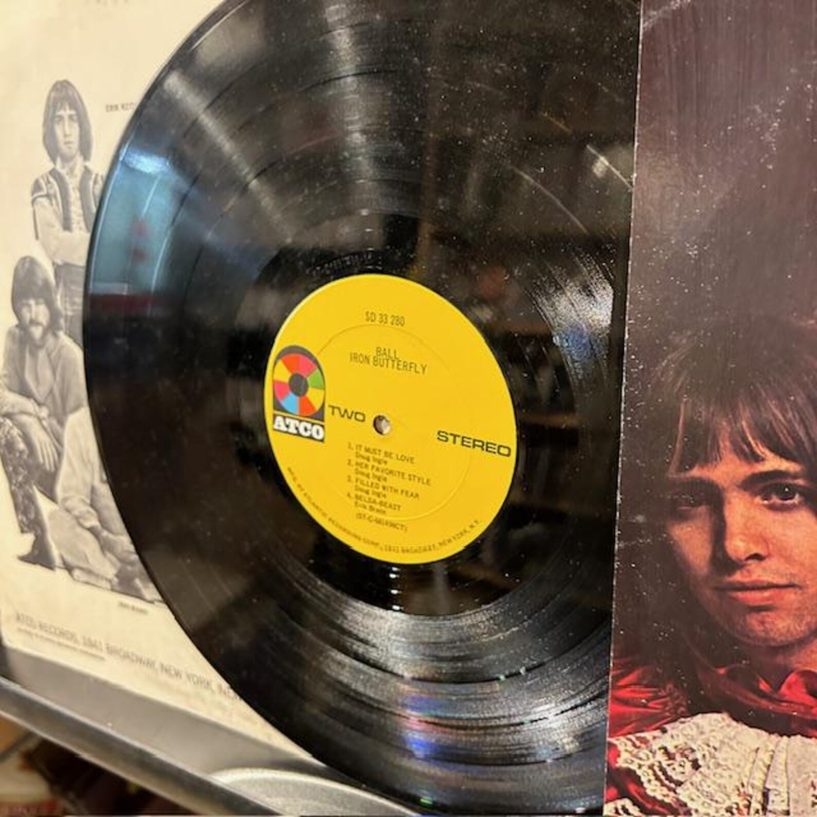 Iron Butterfly- "ball", 33 Rpm 12" Psychedelic Rock Album, 60's Classic ...