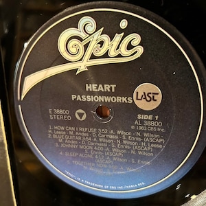 Heart-"passionworks" Vintage Vinyl Record Album - Etsy