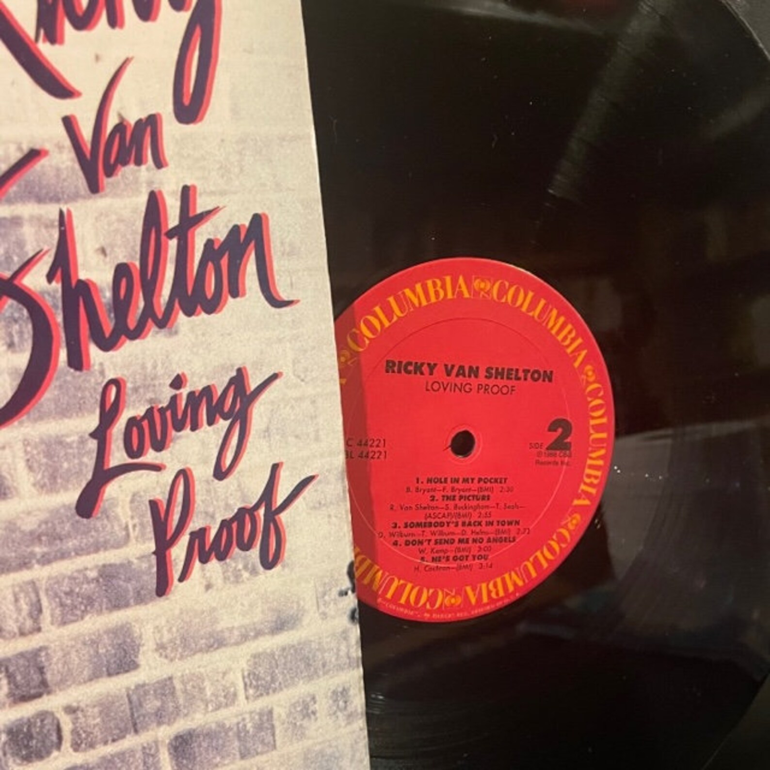 Ricky Van Shelton-"living Proof" Vintage Vinyl Record Album - Etsy