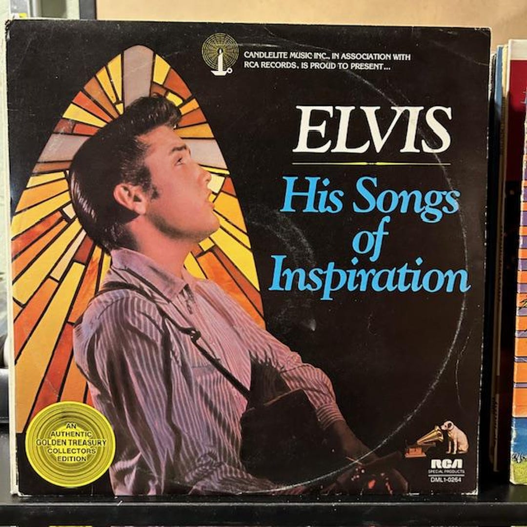 Elvis Presley-"his Songs of Inspiration" Vintage Vinyl Record Album - Etsy