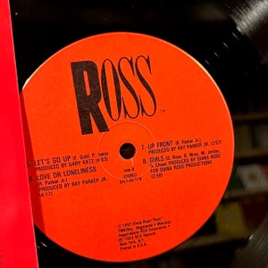 Diana Ross-"ross" Vintage Vinyl Record Album - Etsy