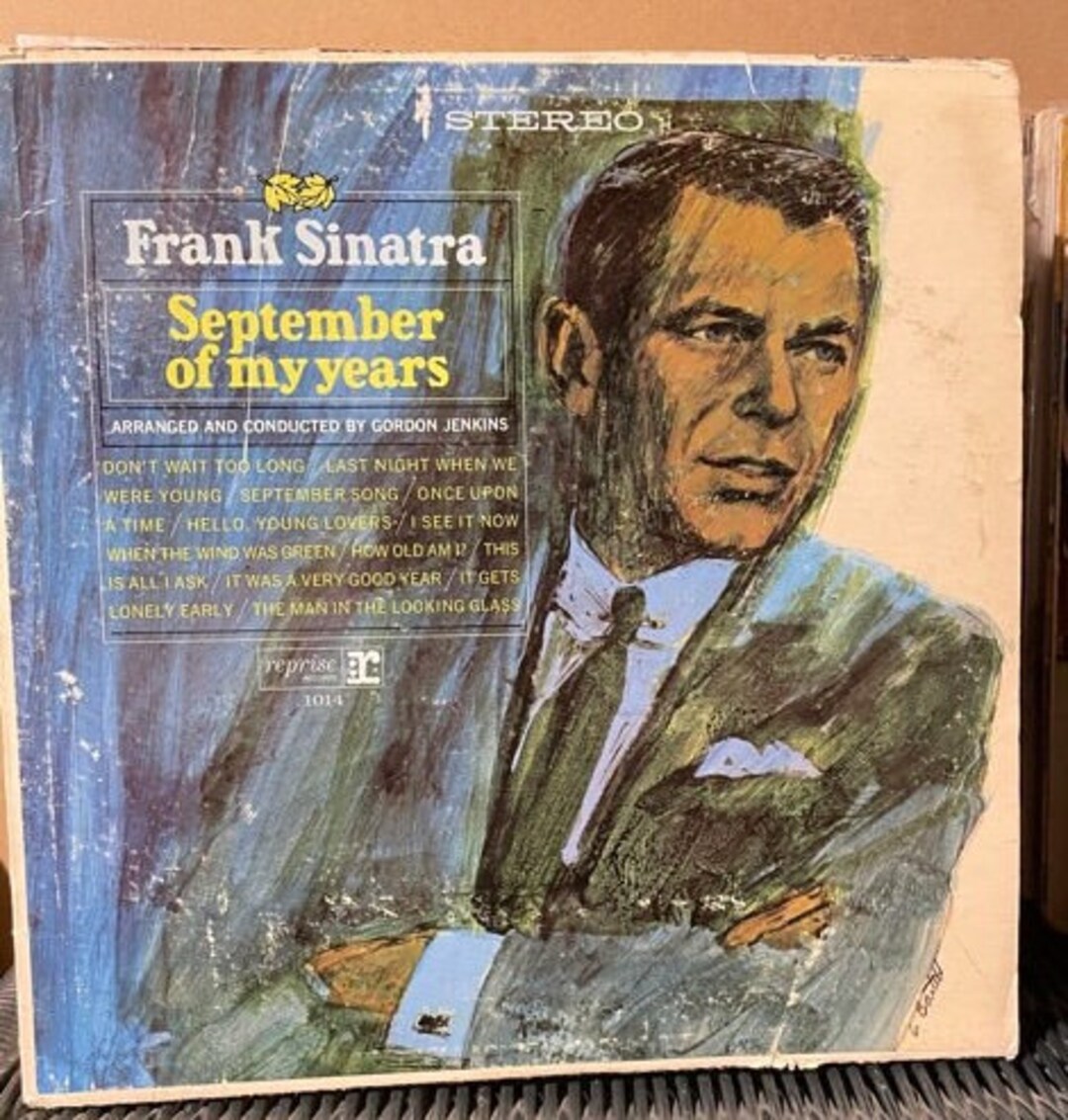 Frank Sinatra-"september of My Years" Vintage Vinyl Record Album ...