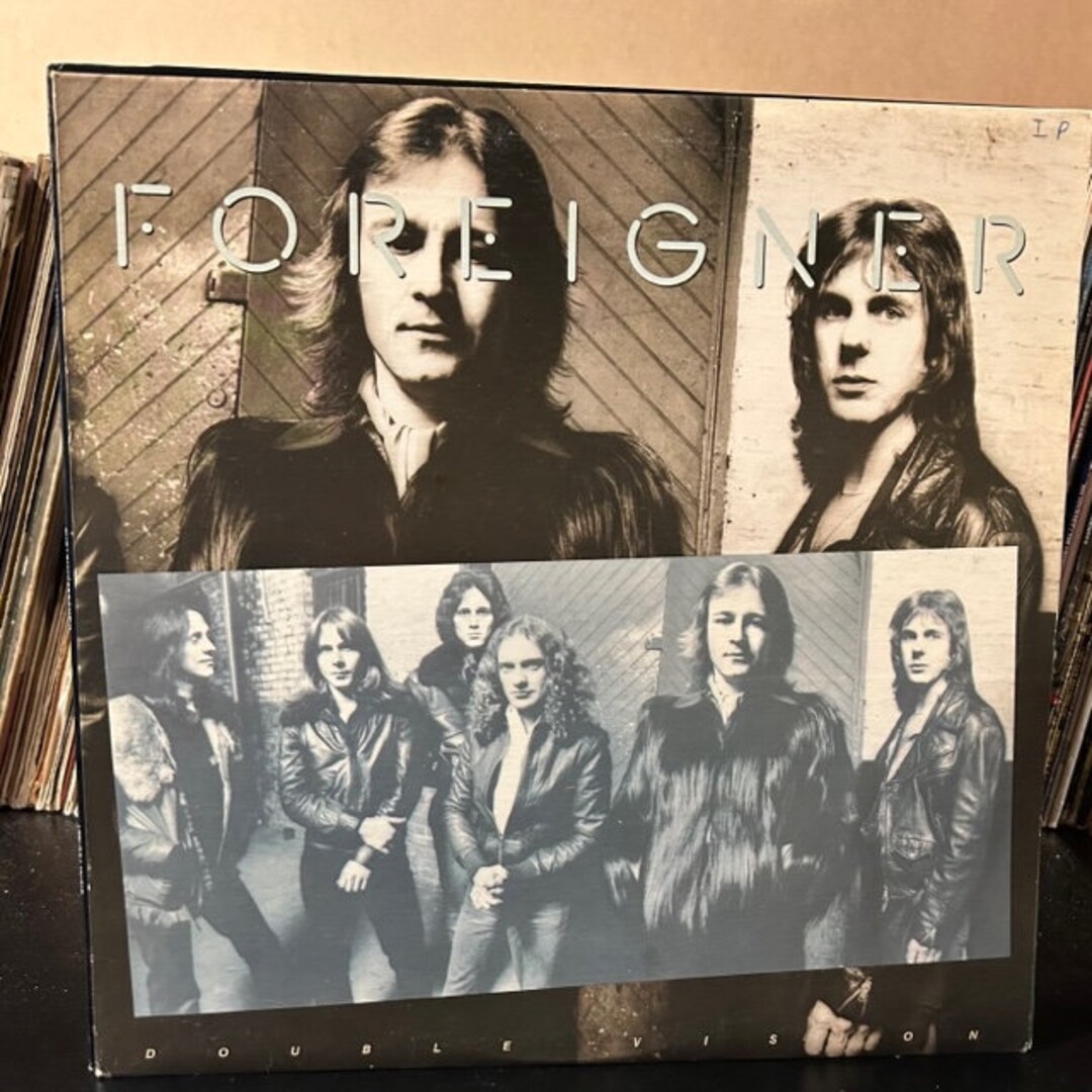 Foreigner Vintage Vinyl Record- "double Vision" 33 Rpm Vinyl Album ...