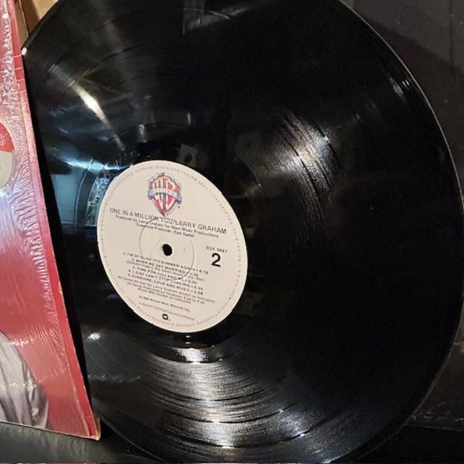 Larry Graham-"one in A Million" Vintage Vinyl Record Album - Etsy
