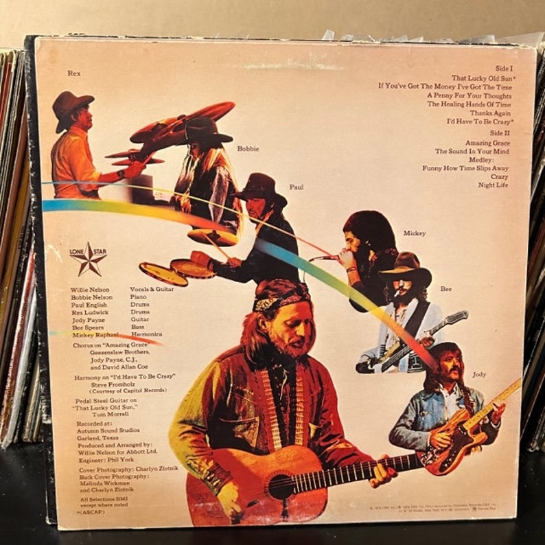 Willie Nelson- "the Sound in Your Mind", 33 Rpm 12" Country Album ...