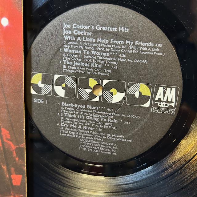 Joe Cocker-"greatest Hits" Vintage Vinyl Record Album. - Etsy