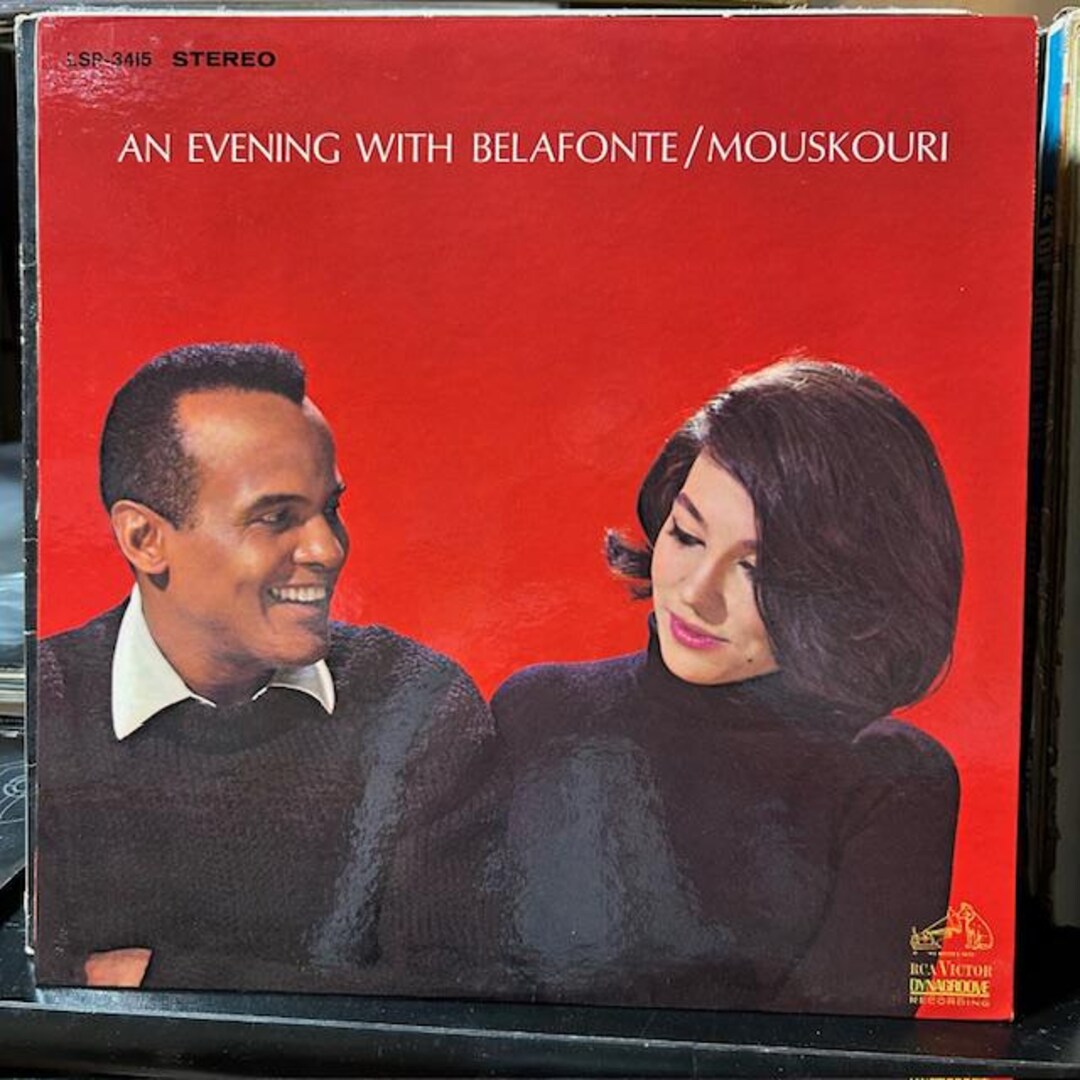 Harry Belafonte / Nana Mouskouri – "an Evening With Belafonte / Mouskouri" Vintage Vinyl Record ...