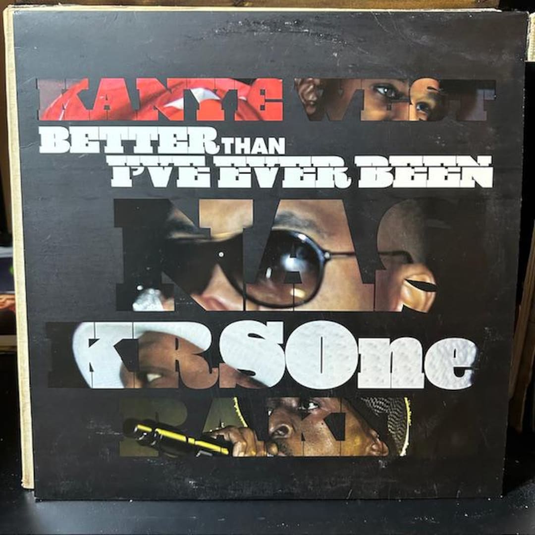 Kanye West-"better Than I've Ever Been" Vintage Vinyl 12" Single Record ...