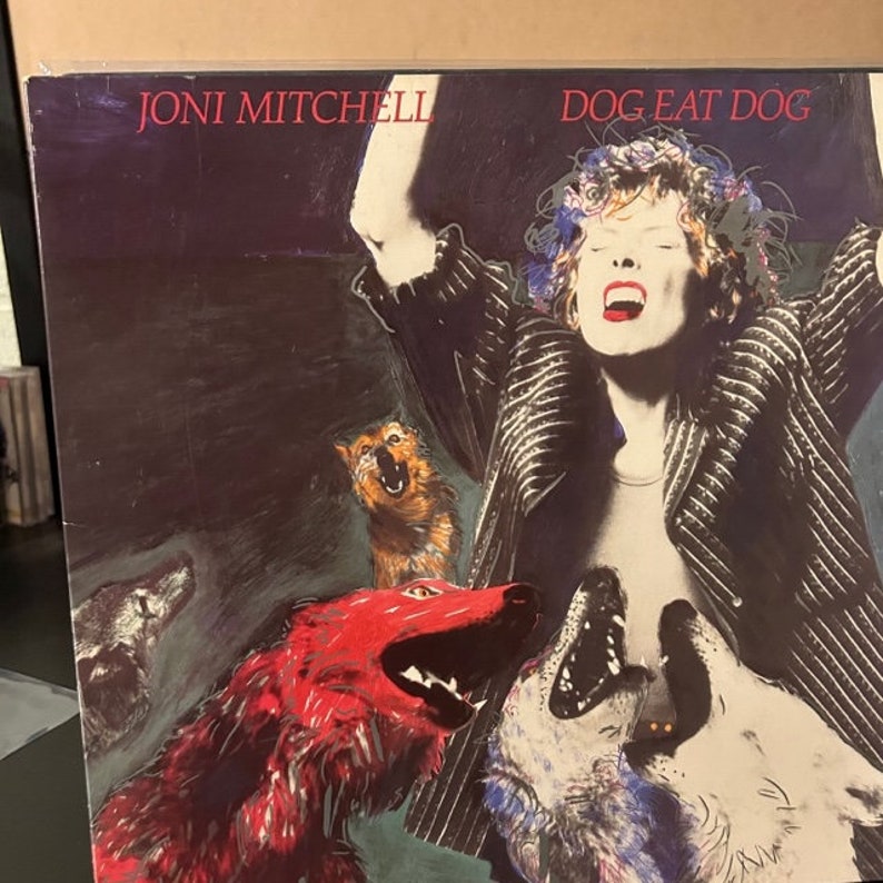 Joni Mitchell-"dog Eat Dog" Vintage Vinyl Record Album - Etsy