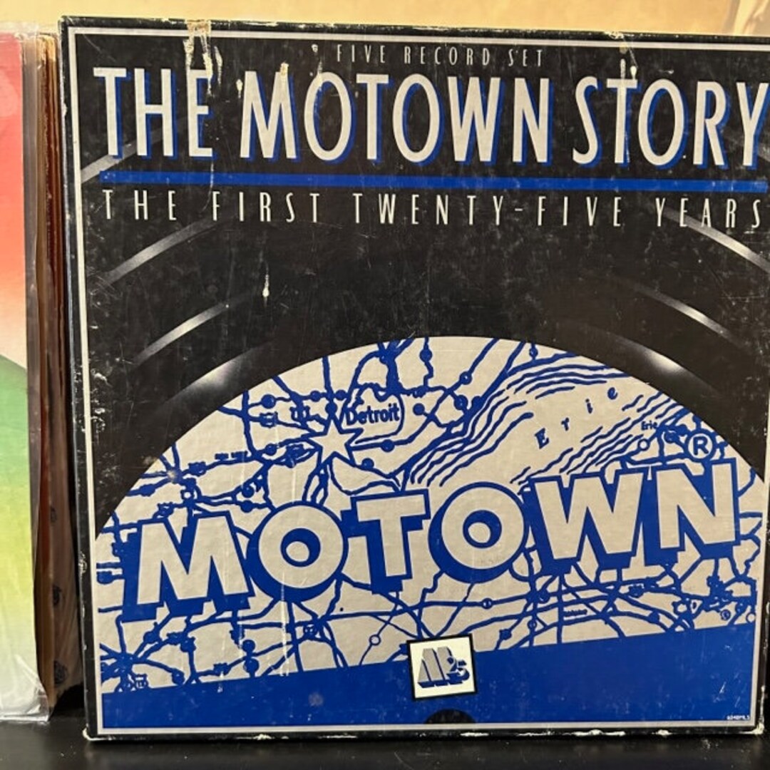The Motown Story the First 25 Years Vintage Vinyl 5 Record Box Set ...