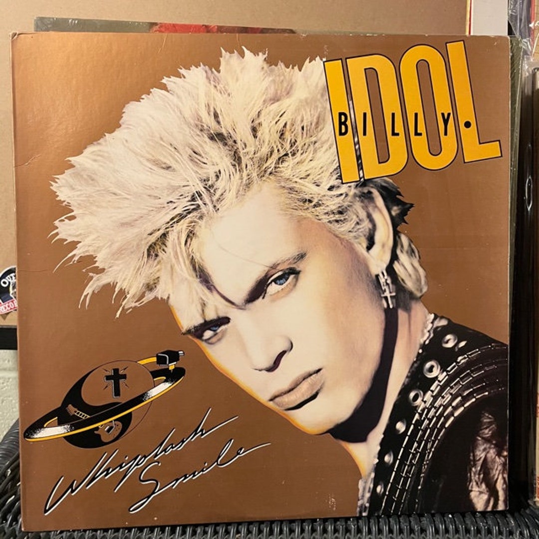 Billy Idol-"whiplash Smile" Vintage Vinyl Record Album - Etsy