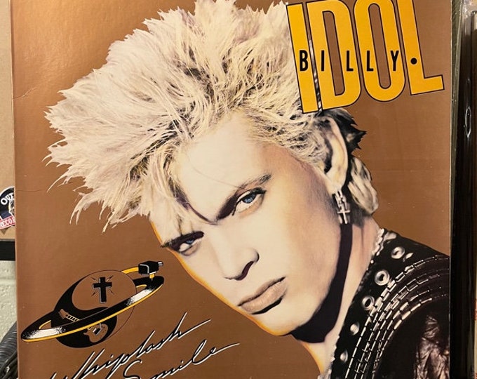 Billy Idol-"whiplash Smile" Vintage Vinyl Record Album - Etsy