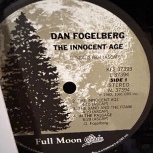 Dan Fogelberg-"innocent Age" Vintage Vinyl Double Record Album - Etsy