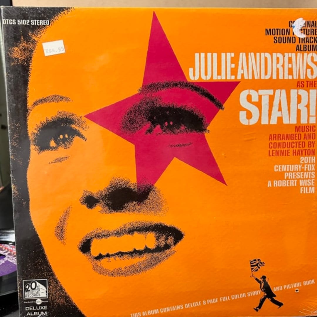 Julie Andrews-"star! Original Motion Picture Soundtrack" Vintage Vinyl ...