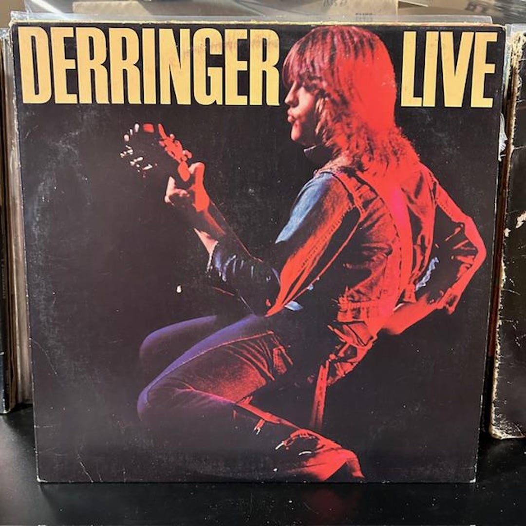 Rick Derringer-"live" Vintage Vinyl Record Album - Etsy