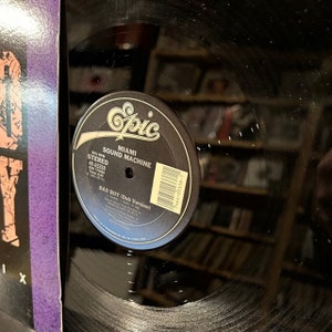 Miami Sound Machine-"bad Boy" Vintage Vinyl 12" 33 Rpm Single Record - Etsy