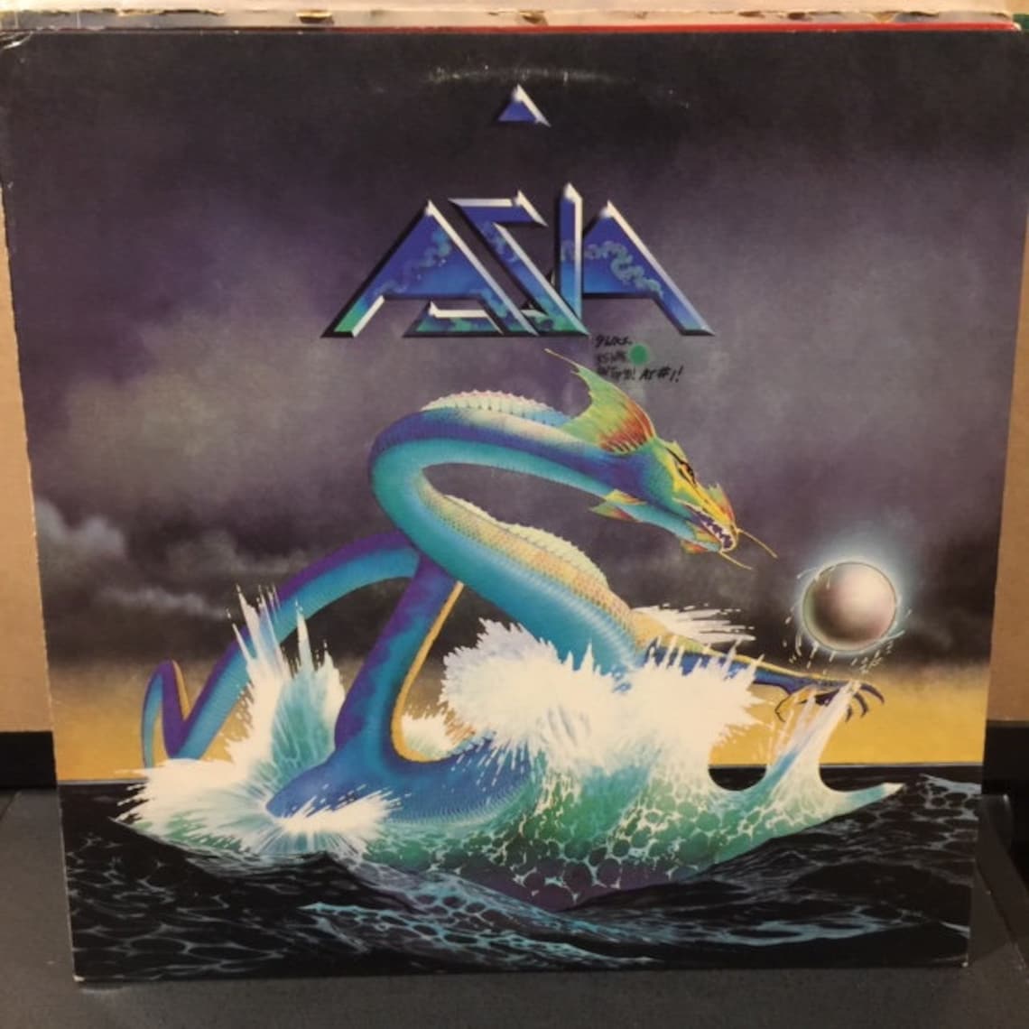 Asia asia Vintage Vinyl Record Album heat - Etsy