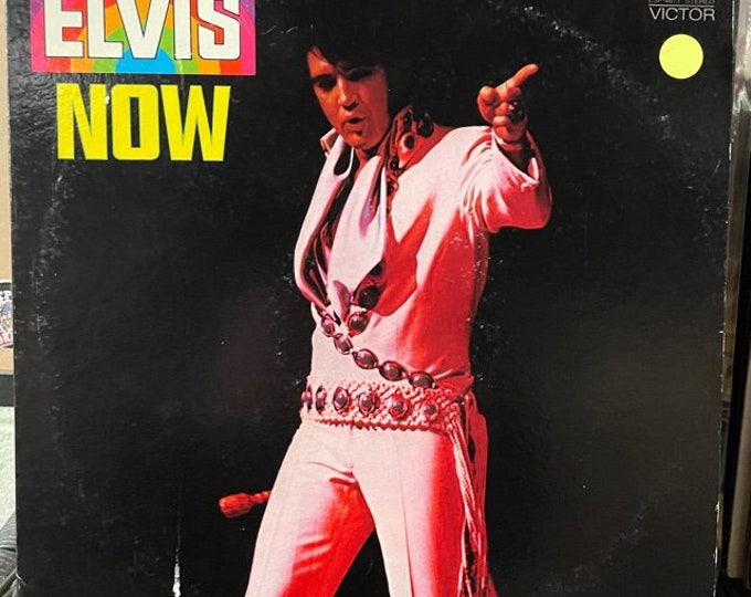 Elvis Presleyelvis Now Vintage Vinyl Record Album - Etsy