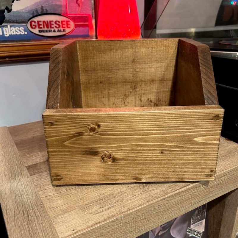 Record Crate - Etsy