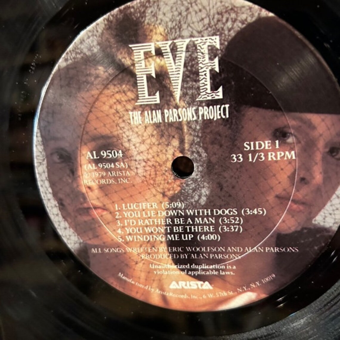 Alan Parsons Project-"eve" Vintage Vinyl Record Album - Etsy