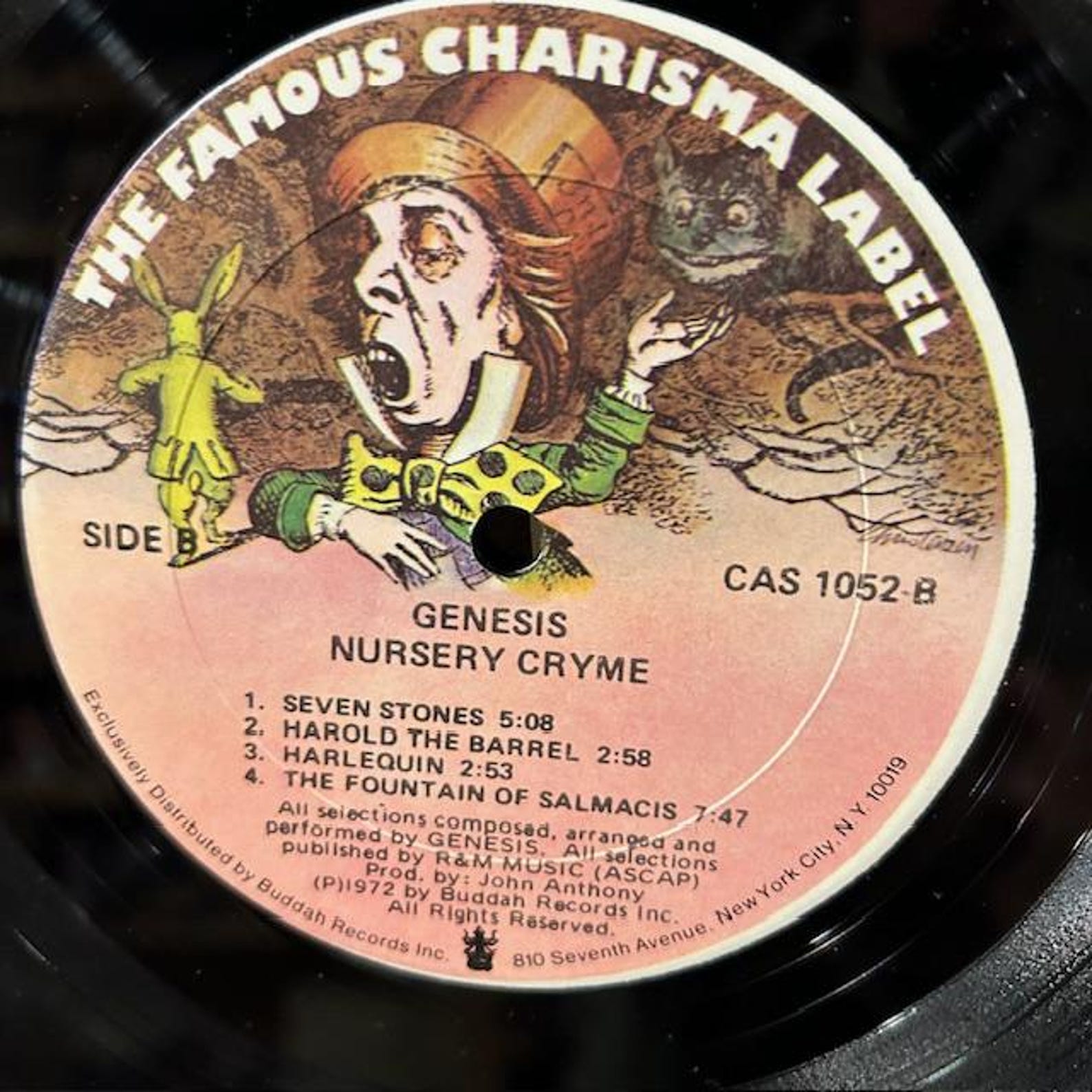 Genesis-"nursery Cryme" Vintage Vinyl Prog Rock Record Album - Etsy