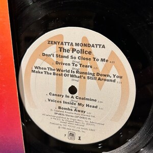 The Policezenyatta Mondatta Vintage Vinyl Record Album...don't Stand so ...