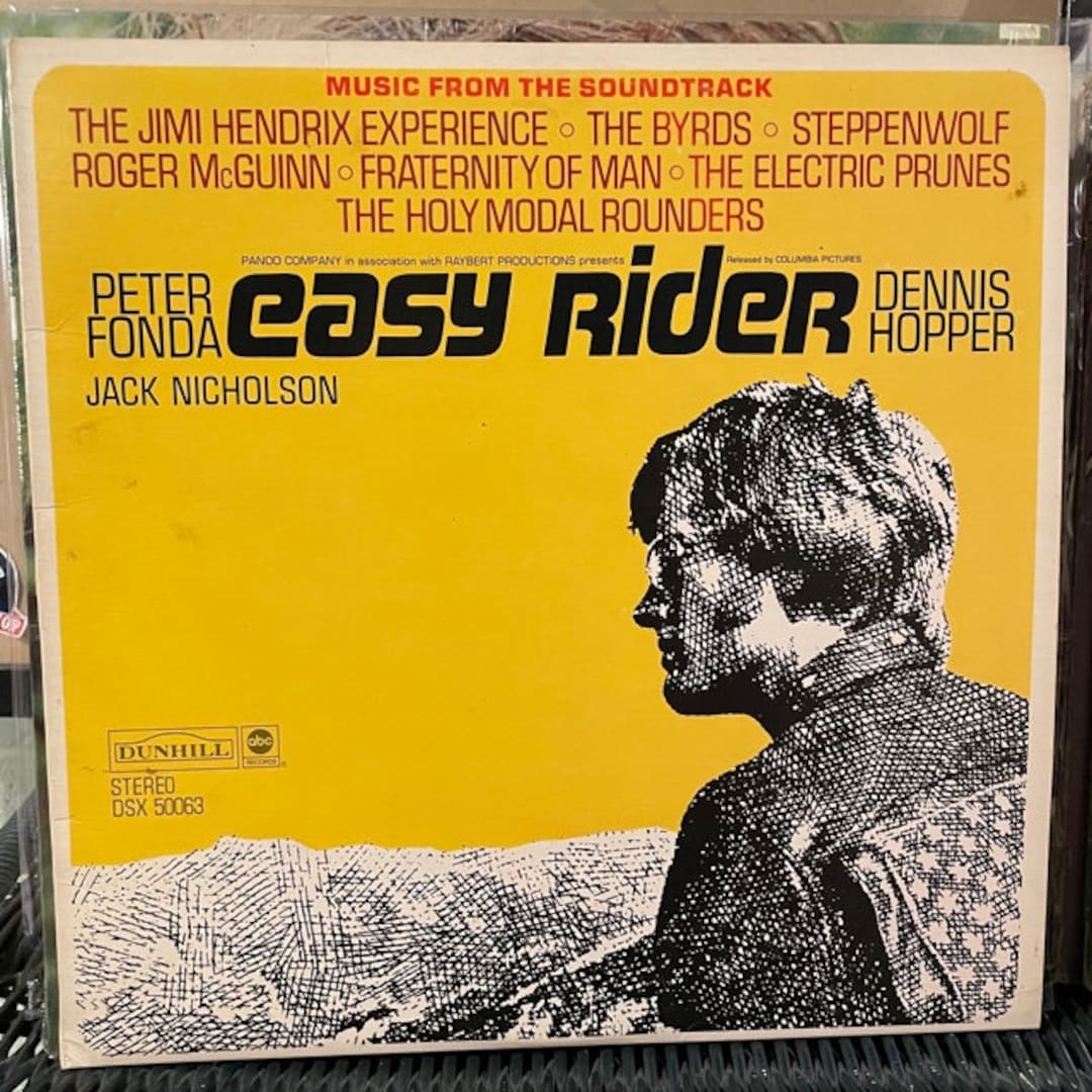 Easy Rider-"music From the Soundtrack" Vintage Vinyl Record Album ...