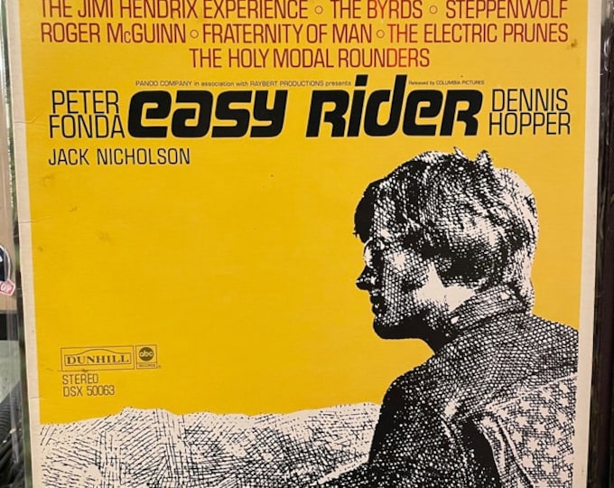 Easy Rider-"music From the Soundtrack" Vintage Vinyl Record Album ...