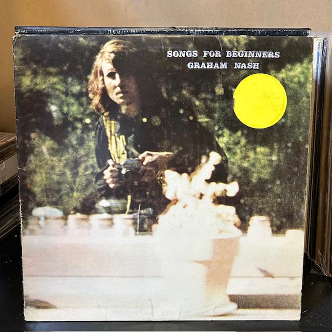 Graham Nash-"songs for Beginners" Vintage Vinyl Record Album - Etsy