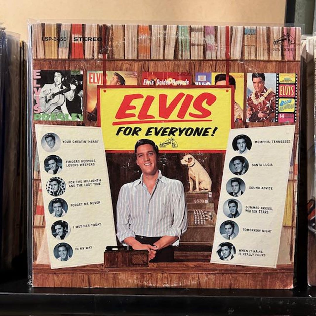Elvis Presley-"elvis for Everyone!" Vintage Vinyl Record Album - Etsy