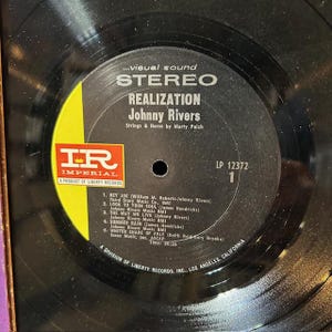 Johnny Rivers-"realization" Vintage Vinyl Record Album - Etsy