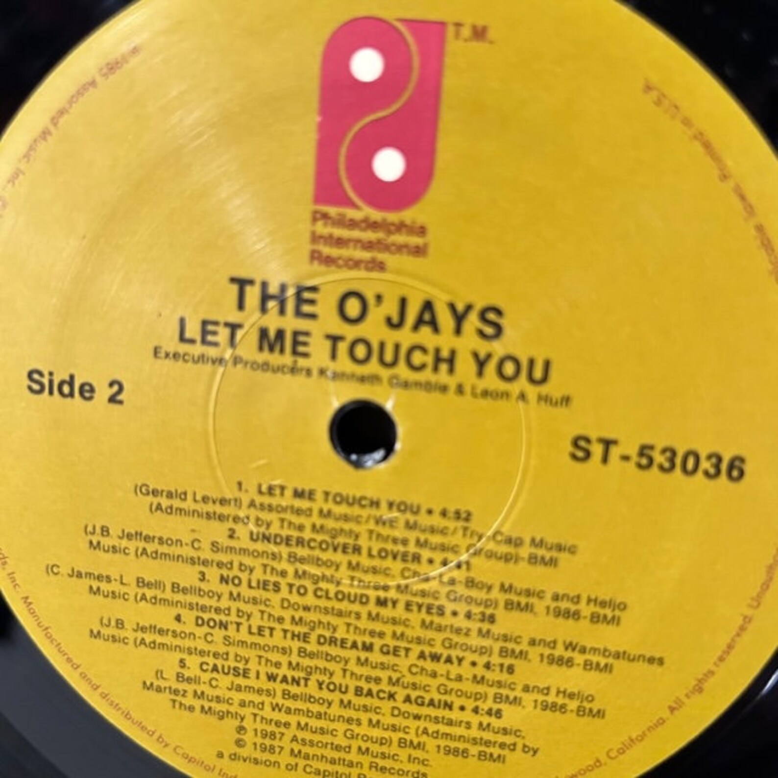 The O'jays-" Let Me Touch You" Vintage Vinyl Record Album - Etsy