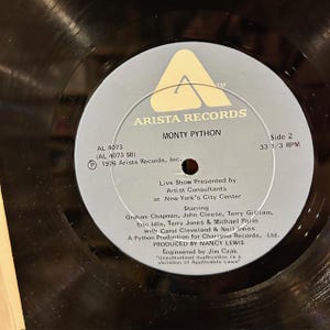 Monty Python-"live at City Center" Vintage Vinyl Comedy Record Album - Etsy