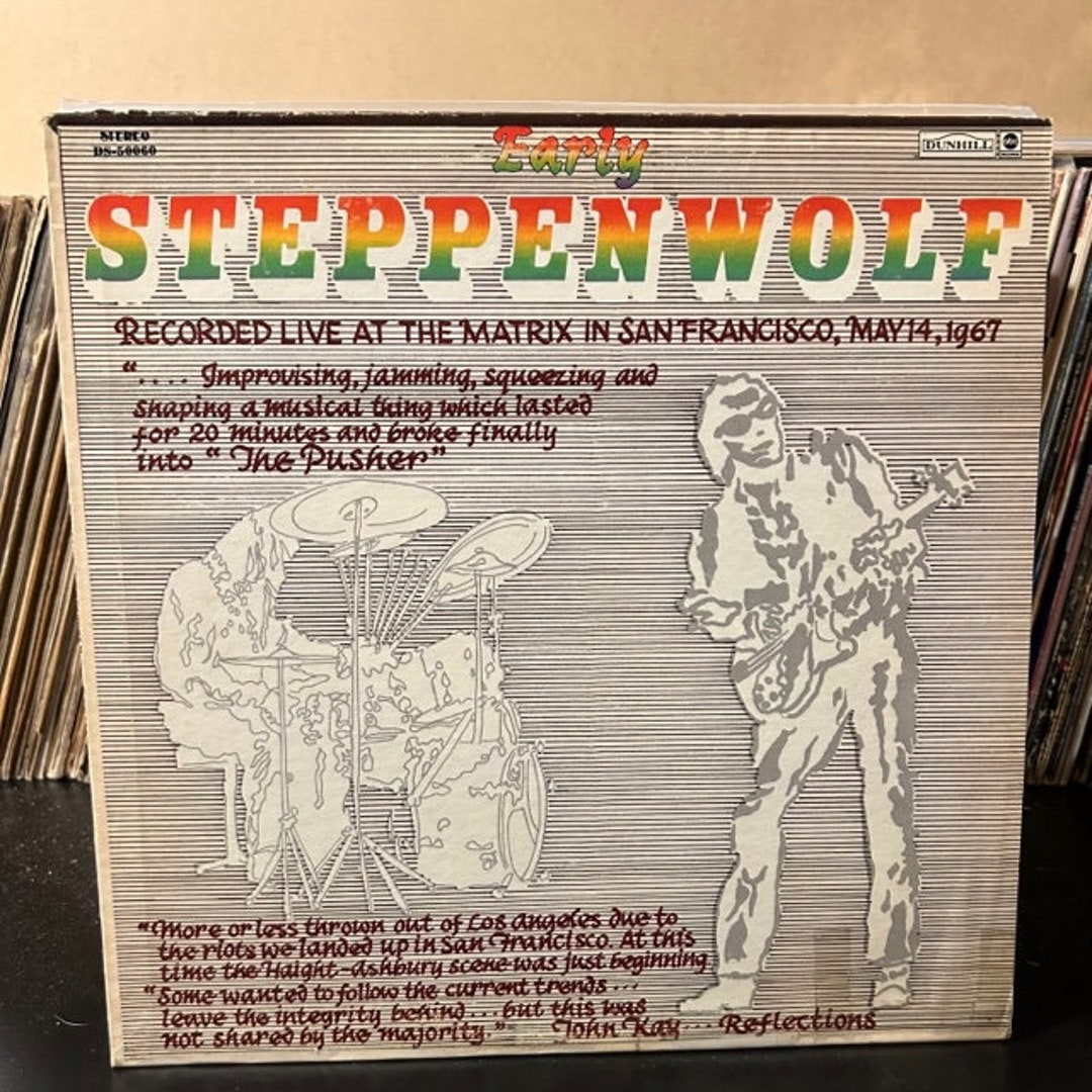 Steppenwolf-"the Early Years" Vintage Vinyl Record Album "the Pusher ...