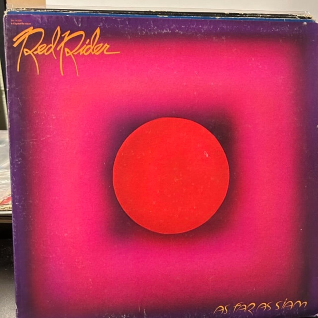 Red Rider-"as Far as Siam" Vintage Vinyl Record Album. "lunatic Fringe ...