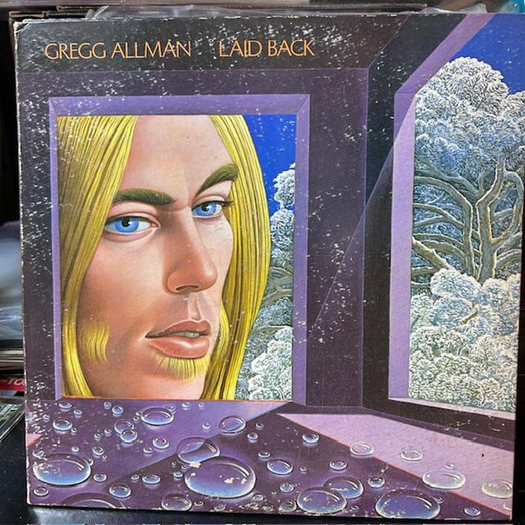 Gregg Allman-"laid Back" Vintage Vinyl Record Album. "midnight Rider ...