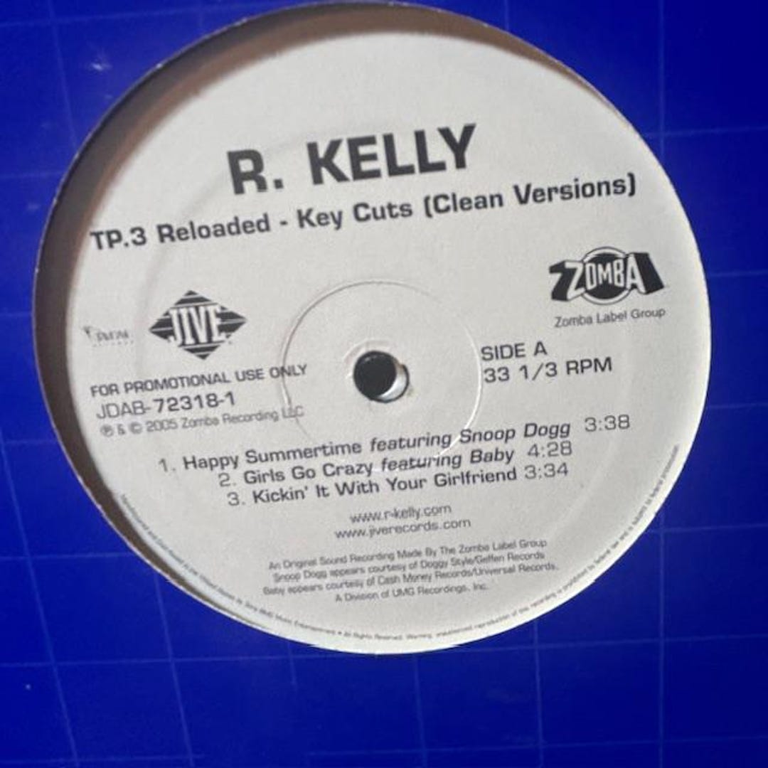 R. Kelly-"tp 3 Reloaded, Happy Summertime" Vintage Vinyl Double Record ...