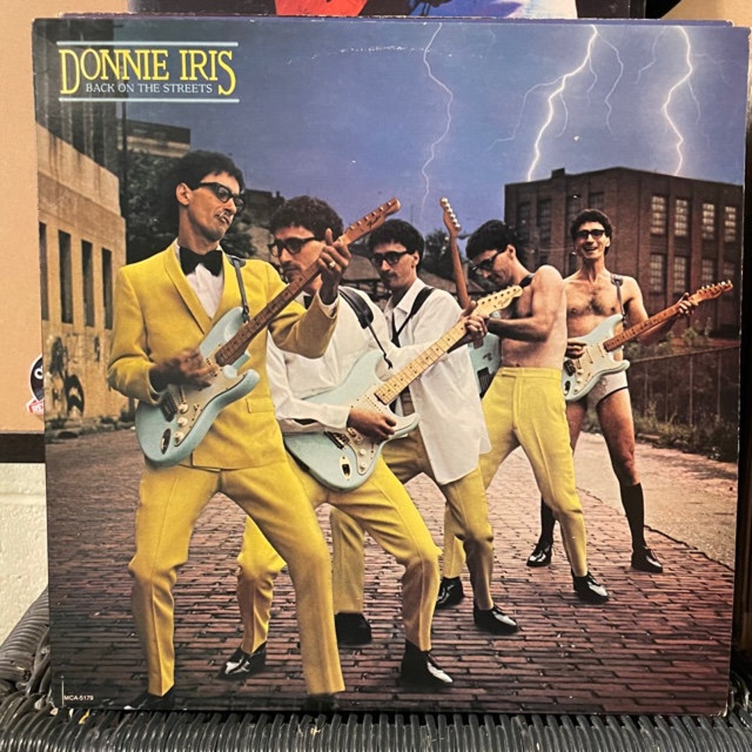 Donnie Iris-"back on the Streets" Vintage Vinyl Record Album. "ah Leah" - Etsy